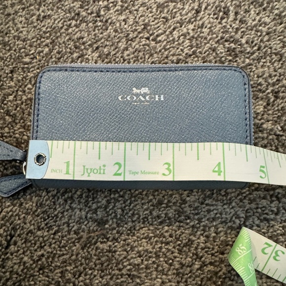 Coach | Bags | Coach Blue Card Casewallet Nwt | Poshmark